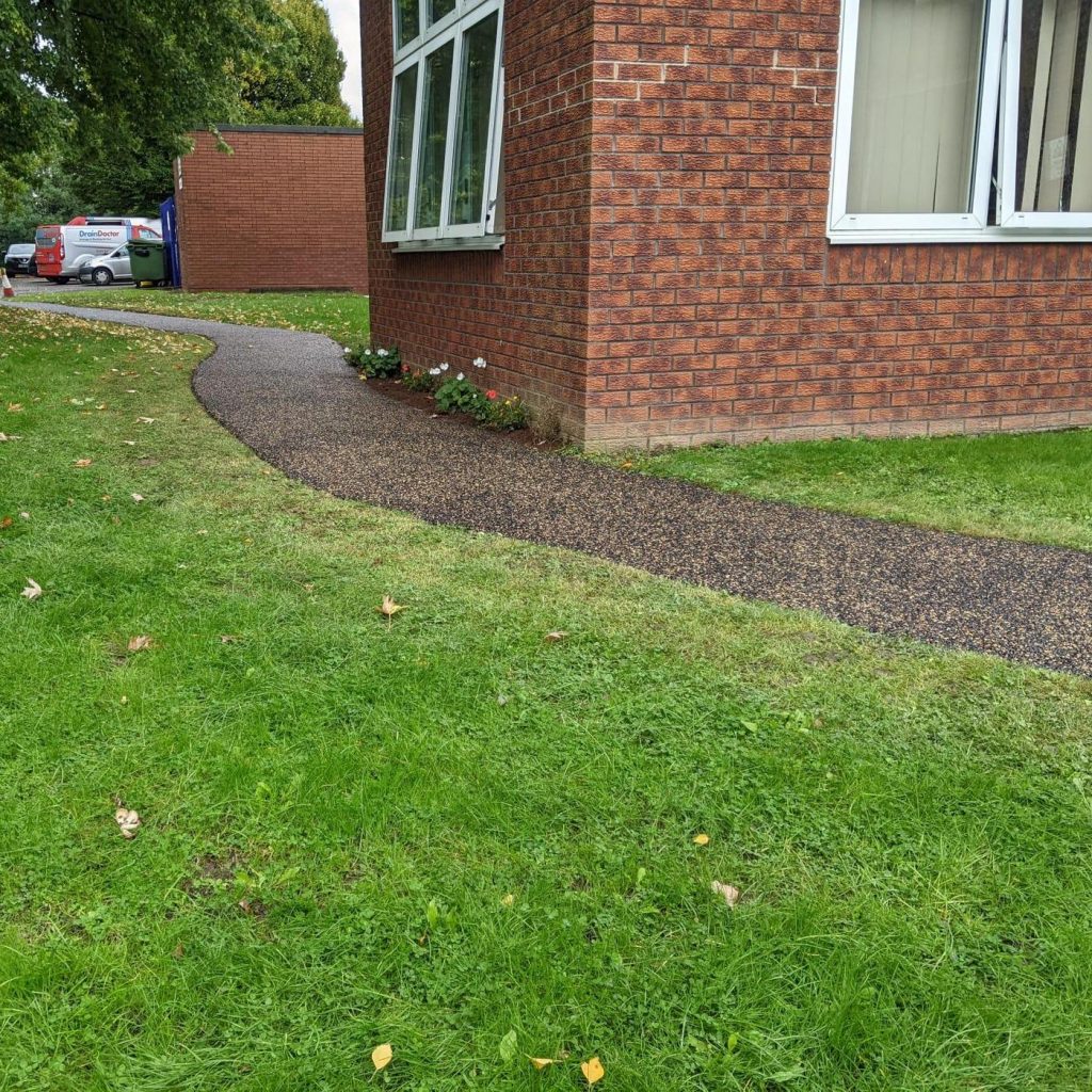 Soft Gravel Pathway Installation At A Primary School – GCL Products Blogs